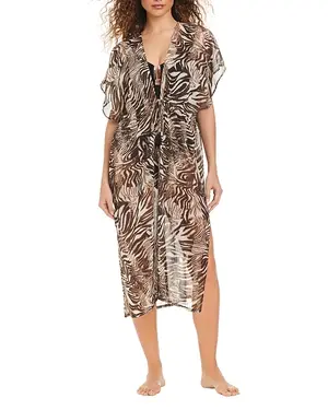 BEYOND CONTROL Long Dress Swim Cover-up - Multi