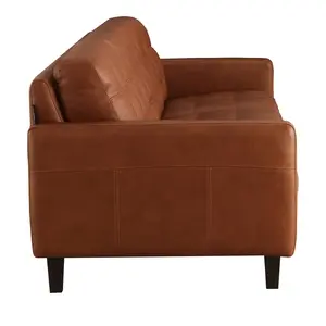 CHATEAU D'AX Maximo Leather Sofa, Cognac