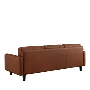 CHATEAU D'AX Maximo Leather Sofa, Cognac