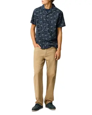 Rodd & Gunn Crater Valley Printed Short Sleeve Shirt