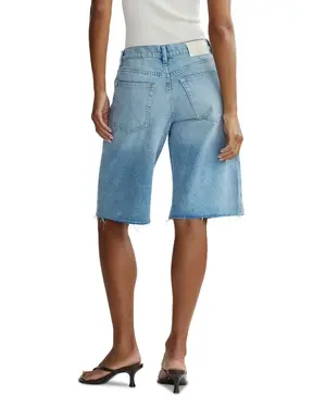 DL1961 Relaxed Fit Denim Bermuda Shorts - Bayside