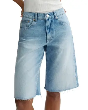DL1961 Relaxed Fit Denim Bermuda Shorts - Bayside