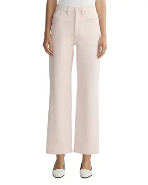 DL1961 Petite Karmine High-rise Ankle Wide Leg Jeans - Ballet