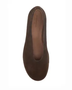 VAGABOND SHOEMAKERS Aleya Leather Ballet Flats - Coffee