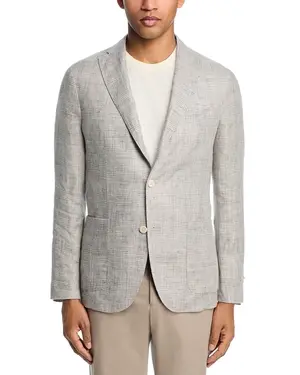 Boglioli Linen Plaid Slim Fit K Jacket