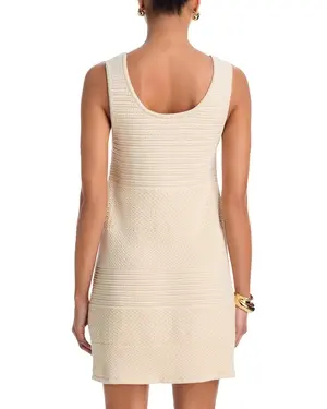 French Connection Mozart Striped Texture Dress
