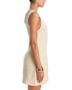 French Connection Mozart Striped Texture Dress