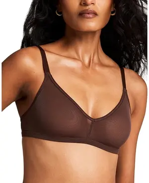NEGATIVE Sieve Non-wire Bra - Espresso