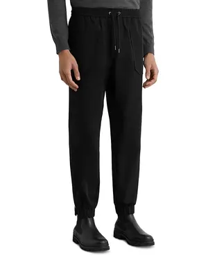 REISS Ascend Cargo Cuffed Trousers - Black