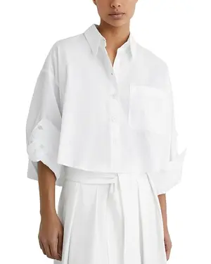 Reiss Drop Shoulder Shirts For Women