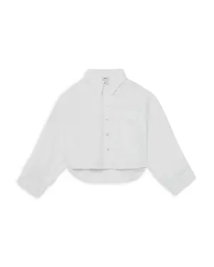 REISS Solenge Cropped Shirt