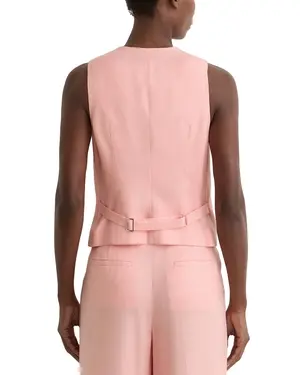 REISS Magda Waistcoat - Pink