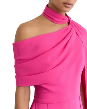 REISS Carrie Draped Asymmetric Jumpsuit