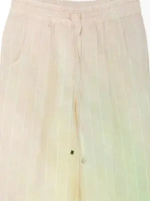 Kiton Striped Drawstring Trousers