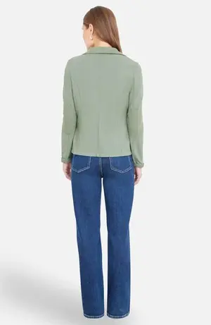 YUMI Stretch Cotton Blazer