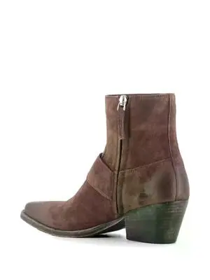 Sartore Buckle Suede Boots