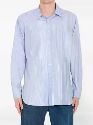THE ROW Striped Patch-pocket Shirt