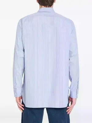 THE ROW Striped Patch-pocket Shirt