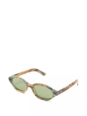 RETROSUPERFUTURE Patterned Oval-frame Sunglasses