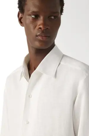 Zegna Oasi Lino Shirt - White