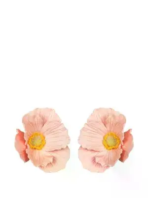 JENNIFER BEHR Demetria Flower-shaped Earrings - Pink
