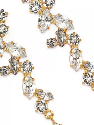 JENNIFER BEHR Jasmina Crystal-embellished Earrings - Gold