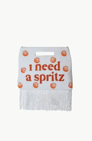 ISLAND TO EAST SIDE I Need A Spritz Handle Pouch - White