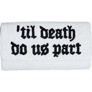 ISLAND TO EAST SIDE Til Death Do Us Part Medium Structured Bag White/black