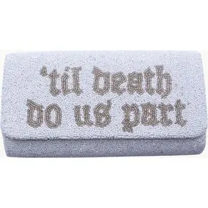 ISLAND TO EAST SIDE Til Death Do Us Part Medium Structured Bag - White/gold