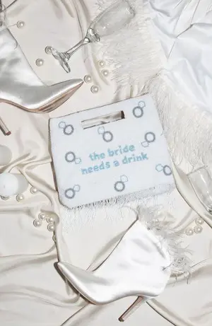 ISLAND TO EAST SIDE The Bride Needs A Drink Handle Pouch