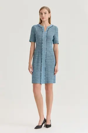 Ming Wang Fringe Day Dresses