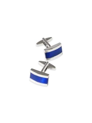 PAUL FREDRICK Semi Precious Stone Cufflink - Blue