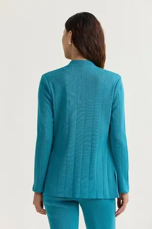 Ming Wang Heritage Multi Texture Knit Jacket