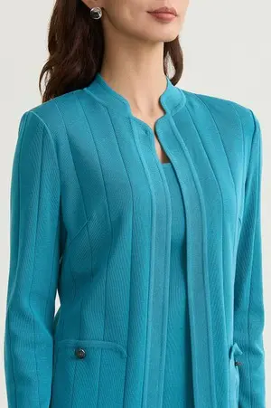 Ming Wang Heritage Multi Texture Knit Jacket
