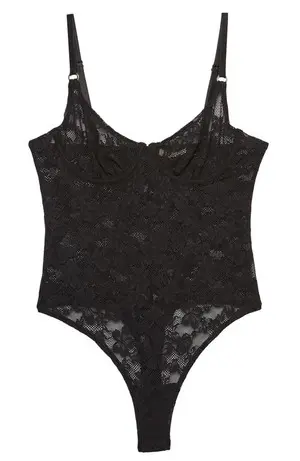 FLEUR DU MAL Le Stretch Lace Bodysuit