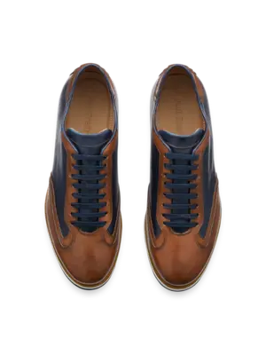 PAUL FREDRICK Wayne Leather Sneakers