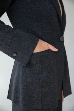 SSKEIN Gabi Blazer - Charcoal