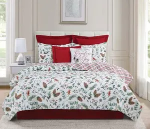 C&F HOME Jovie Pinecone Cotton Quilt Set Reversible And Machine Washable