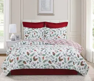 C&F HOME Jovie Pinecone Cotton Quilt Set Reversible And Machine Washable