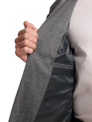 PAUL FREDRICK Herringbone Shirt Jacket