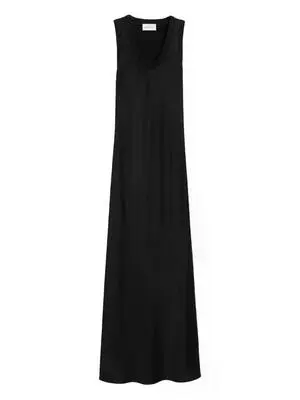 AMI Paris Satin Maxi Tank Dress