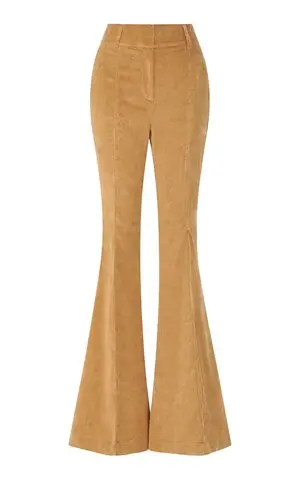 Gabriela Hearst Mid-rise Cashmere-wool Wide-leg Pants - Tan