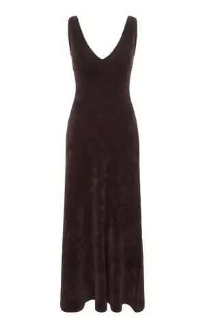 Gabriela Hearst Lady Hall Sleeveless Maxi Dress - Brown