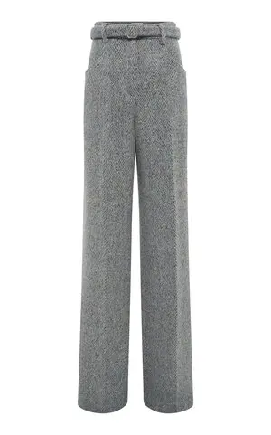 Gabriela Hearst Mid-rise Straight-leg Pants - Grey