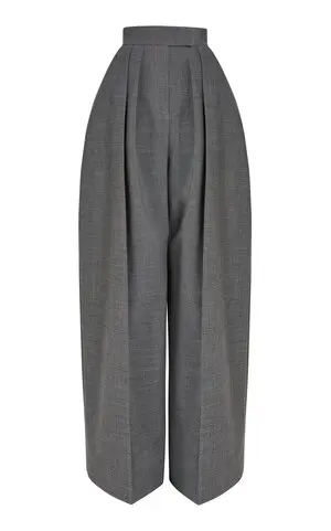A.W.A.K.E. Mode Wool-blend Tailored Trousers - Grey