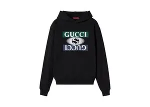 Gucci Felted Jersey Hoodie