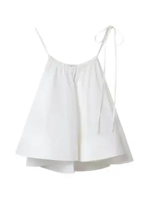 Stella McCartney Tied-straps Sleeveless Top - White