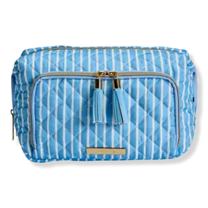 TARTAN + TWINE Pinstripe Double Zip Toiletry Bag - One-color