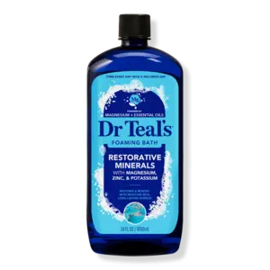 DR TEAL'S Foaming Bath, Restorative Minerals With Magnesium, Potassium & Zinc - One-color