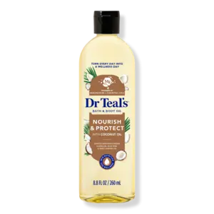 DR TEAL'S Moisturizing Bath & Body Oil, Nourish & Protect With Coconut Oil - One-color